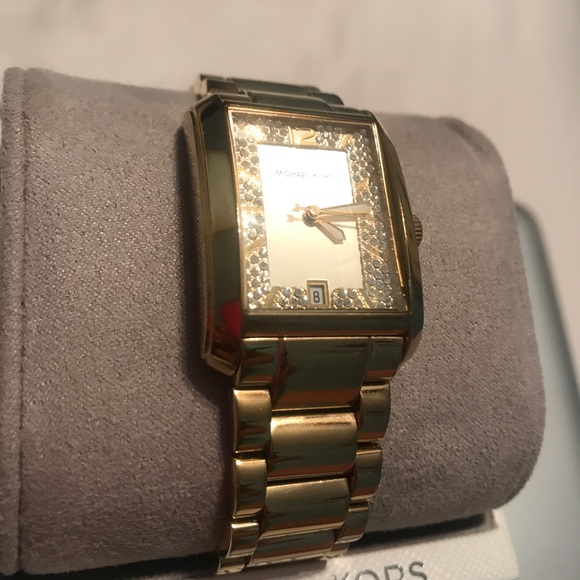 Michael Kors | Accessories | Michael Kors Square Faced Watch | Poshmark